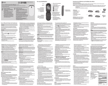 LG A170 User guide | Manualzz