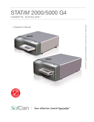SciCan STATIM G4 2000/5000 Operator’s Manual | Manualzz