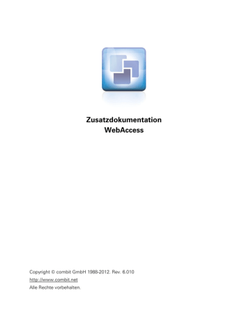 WebAccess Zusatzdokumentation | Manualzz