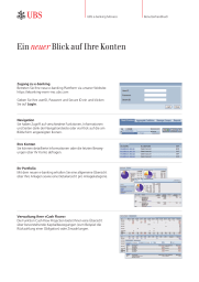 UBS E-Banking - User Guide, User manual