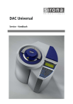 Sirona DAC UNIVERSAL Handbuch: AI Chat & PDF | Manualzz