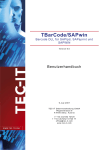 SAPSprint Service User Manual | Manualzz