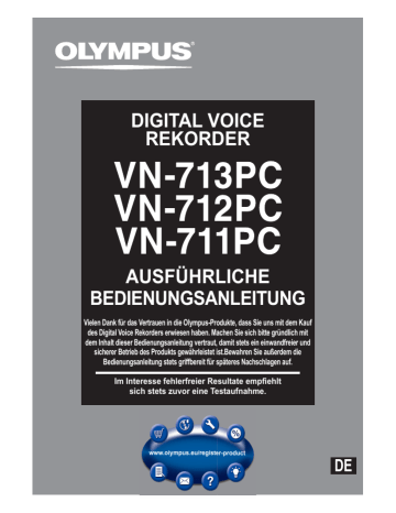 Olympus VN-712PC Bedienungsanleitung | Manualzz
