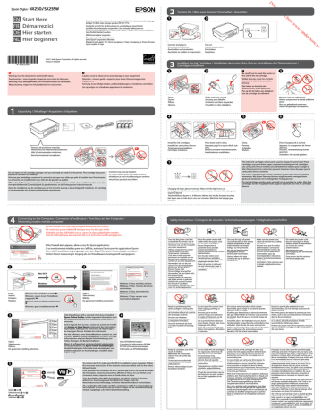 Epson Multifunction Printer SX235W, NX230 User Manual | Manualzz