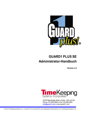 Guard1 Plus SE Administratorenhandbuch | Manualzz