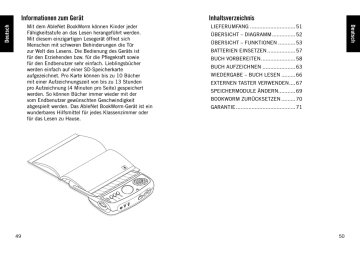 AbleNet BookWorm Lesegerät Handbuch | Manualzz