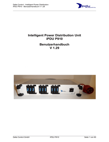 Delta Control iPDU P910 Benutzerhandbuch | Manualzz