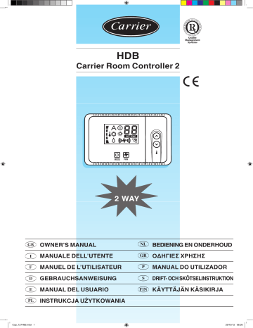 Carrier HDB Instructions for use | Manualzz