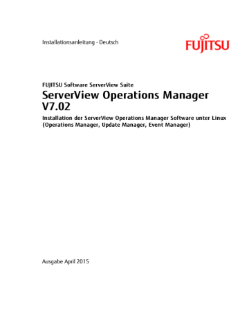 ServerView Operations Manager V7.02 Installationsanleitung | Manualzz