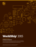 WorldShip Installationsanleitung - UPS | Manualzz