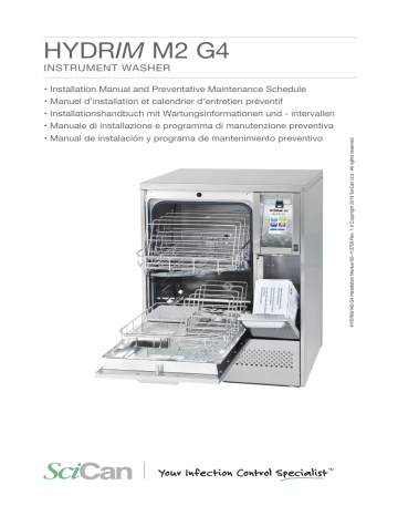 Instrument Washer HYDRIM M2 G4 Installation Manual | Manualzz