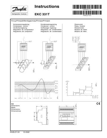 EKC 331T Compressor Controller Instructions | Manualzz