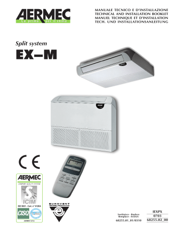 Aermec EX-M Series Technical And Installation Booklet | Manualzz