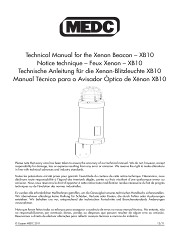 Xenon Beacon XB10 Technical Manual | Manualzz