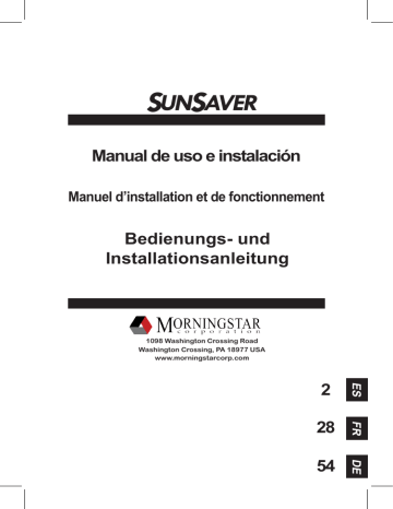Solarregler SunSaver - Bedienungs- und Installationsanleitung | Manualzz