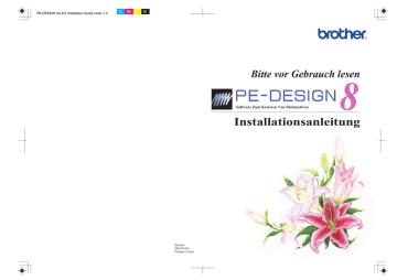 Brother PE-DESIGN 8 Installationsanleitung | Manualzz