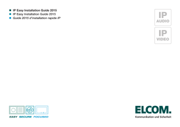 ELCOM door intercom system Installation Guide | Manualzz