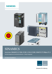Siemens SINAMICS G120C - Reference manual, Operating instructions ...