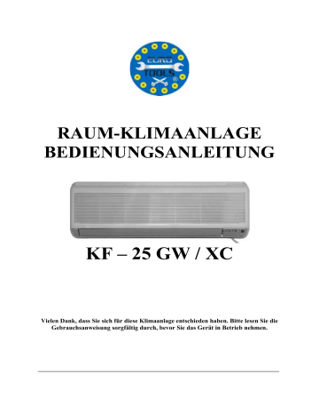 Klimaanlage KF 25 GW / XC Bedienungsanleitung | Manualzz