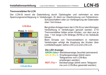 LCN IS Installationsanleitung | Manualzz