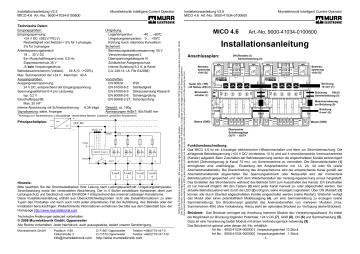 MICO 4.6 Installation Instructions | Manualzz