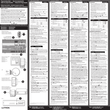 Lutron QSE-CI-4M-D, GRAFIK EyeR QS Shade Column, seeTouchR QS Shade ...