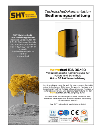 thermodual TDA 30/40 Bedienungsanleitung | Manualzz