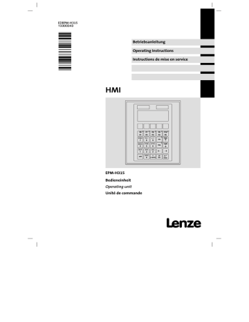 Operating Instructions EPM__HMI EPM-H315 | Manualzz
