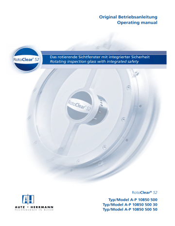Autz + Herrmann RotoClear S2 A-P 10850 500, RotoClear S2, E-P 10850 600 ...