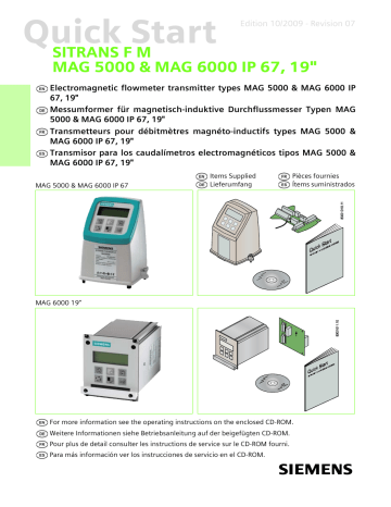 Quick Start MAG 5000 & MAG 6000 IP 67, 19 | Manualzz