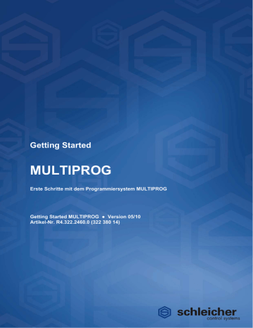 Erste Schritte mit dem Programmiersystem MULTIPROG | Manualzz