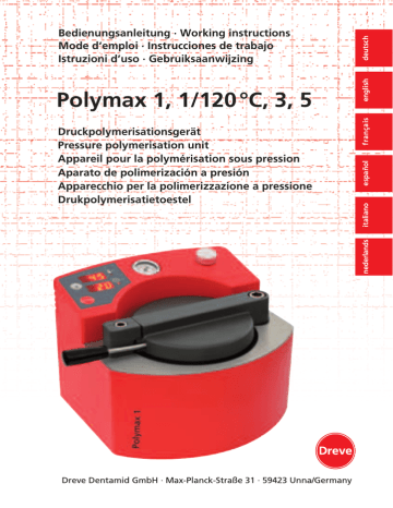 Polymax 1, 1/120 °C, 3, 5 | Manualzz