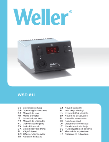 Weller WSD 81i Operating Instructions | Manualzz