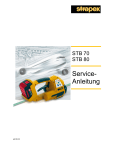Strapex STB 70, STB 80 Service-Anleitung | Manualzz