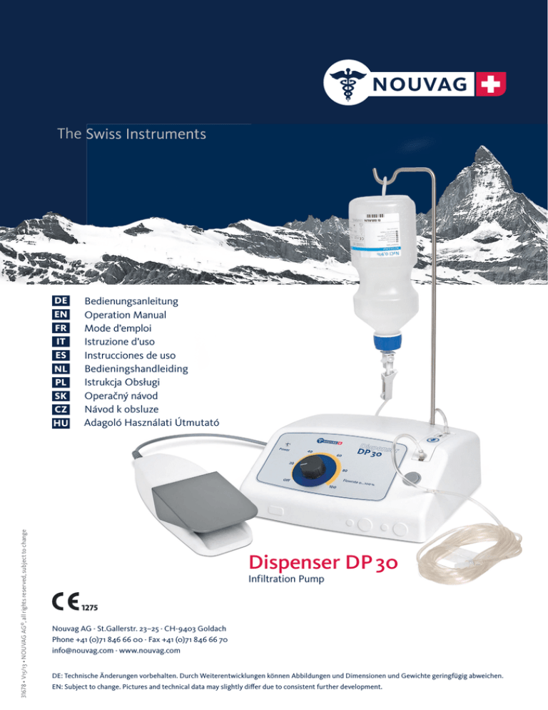 Dispenser DP 30 | Manualzz