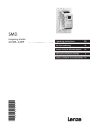 Lenze SMD - Manual, Operating instructions