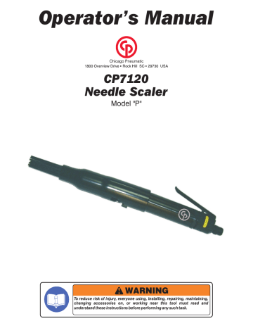 Chicago Pneumatic CP7120 Operator's Manual | Manualzz