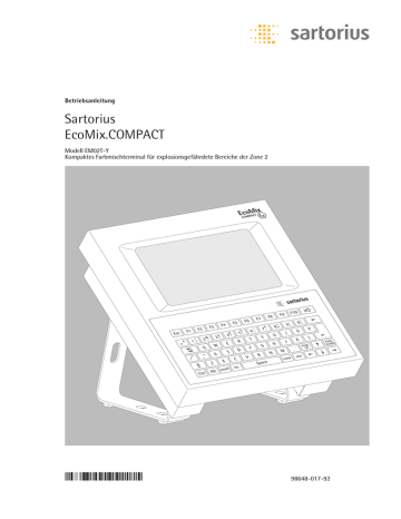 Sartorius EcoMix.COMPACT | Manualzz