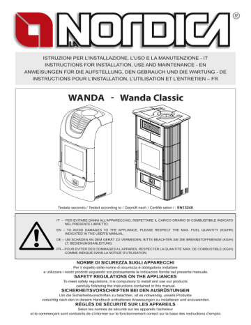 Nordica Wanda manual | Manualzz