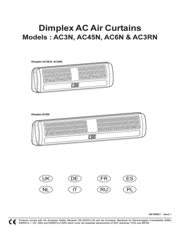 Dimplex AC45N Installation And Operating Instructions Manual | Manualzz