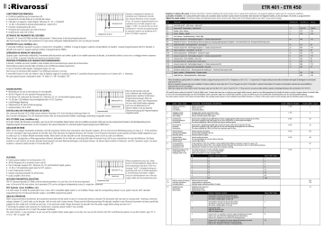 Rivarossi ETR 401 ETR 450 Decoder User Manual | Manualzz