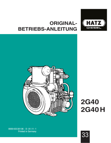 Hatz 2G40 H Benutzerhandbuch | Manualzz