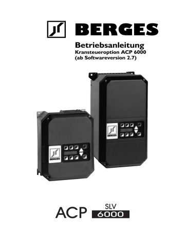 Kransteuerung ACP 6000 Betriebsanleitung | Manualzz