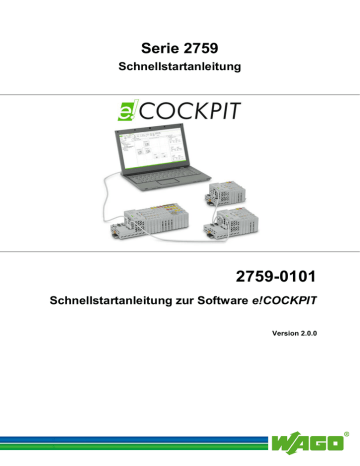 WAGO 2759 e!COCKPIT Schnellstartanleitung | Manualzz