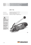 Strapex STB 70, STB 80 Service-Anleitung | Manualzz