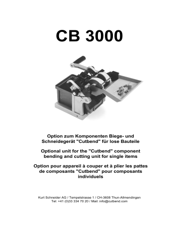 CB 3000 | Manualzz