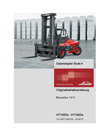 Linde Gabelstapler 1411 HT100Ds, HT180Ds Betriebsanleitung | Manualzz