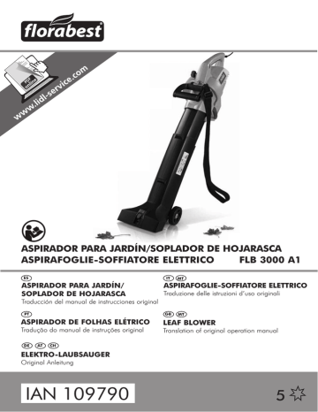 florabest FLB 3000 A1 Leaf Blower Instructions for Use | Manualzz