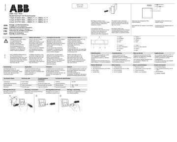 ABB SBB/Ux.1.1 Installation and Operating Instructions | Manualzz