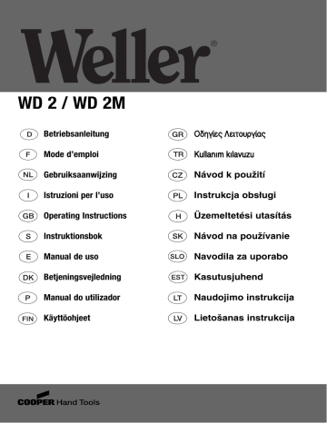 WD 2 / WD 2M | Manualzz
